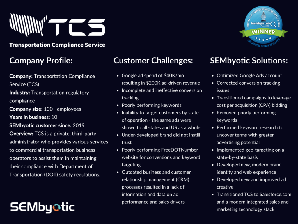 Customer Case Study: TCS | Sembyotic